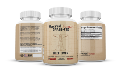 100% Grass-Fed Beef Liver Capsules | Sacred Human Health